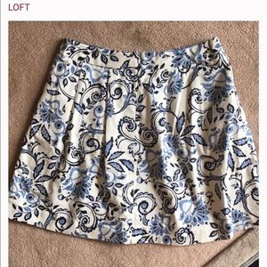 LOFT | Skirts | Navy Loft Skirt | Poshmark